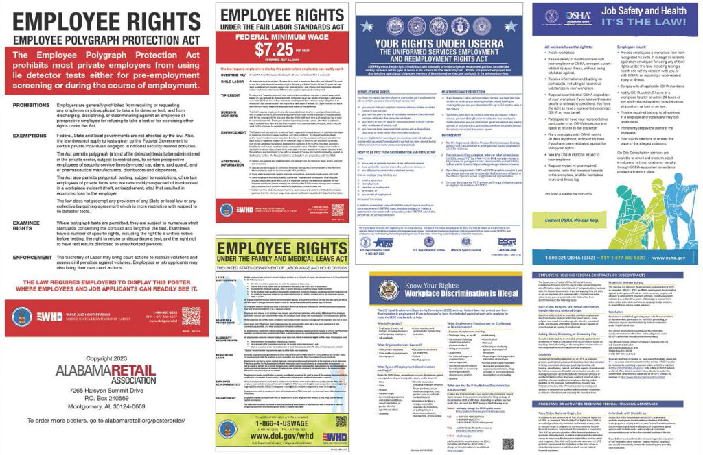 Federal Workplace Poster | Alabama Retail Association